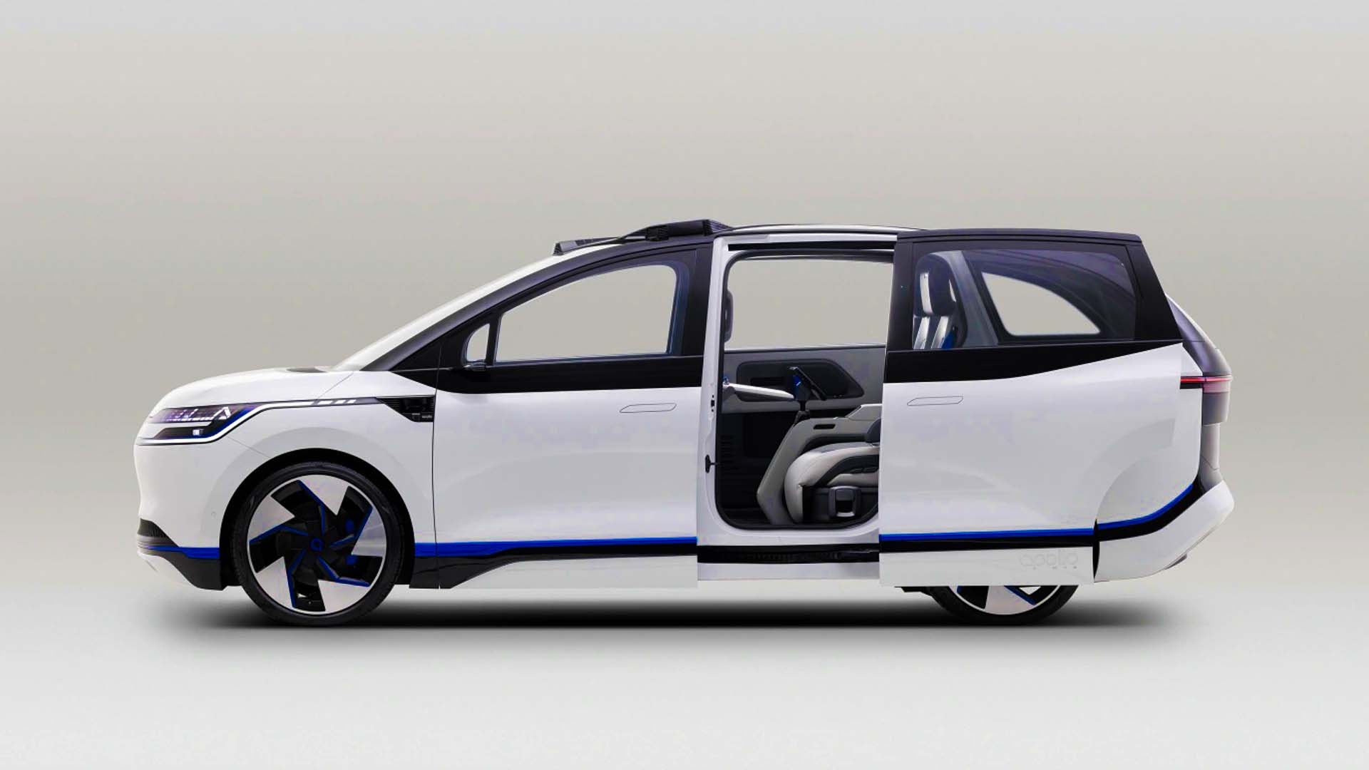 Autonomous vehicle with detachable steering wheel unveiled by Baidu ...